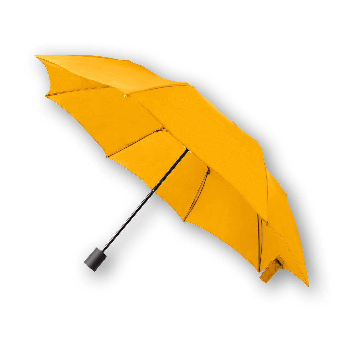 Saffron Yellow Reverse Folding Compact Umbrella Mini - Compact KAZbrel ...